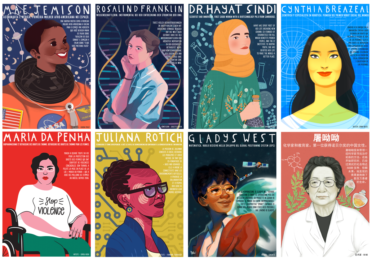 Free Posters Celebrating Notable Women in STEM | Framebridge