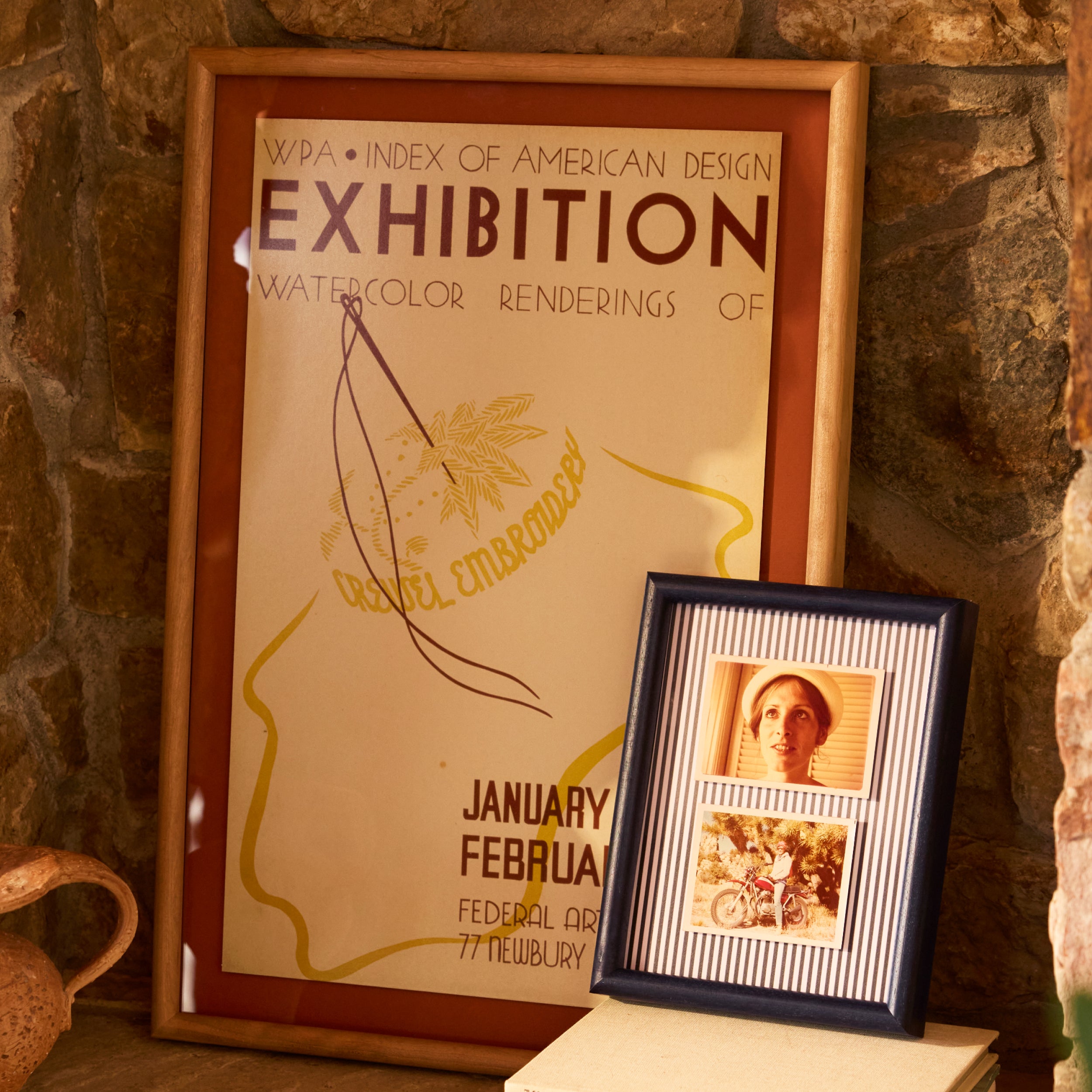 Cherry Round with Russet Mat – Framebridge