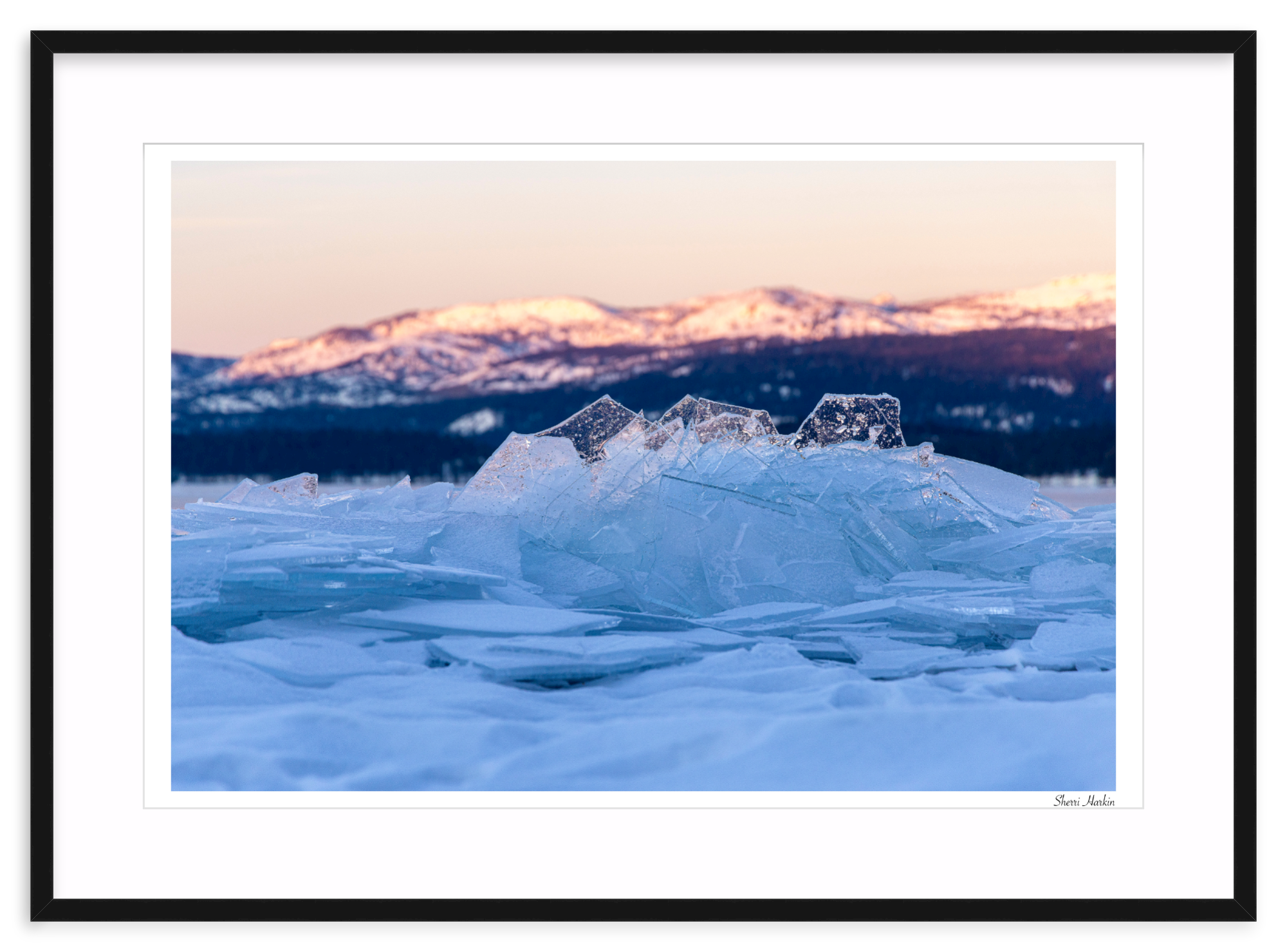 Ice on Payette Lake – Framebridge