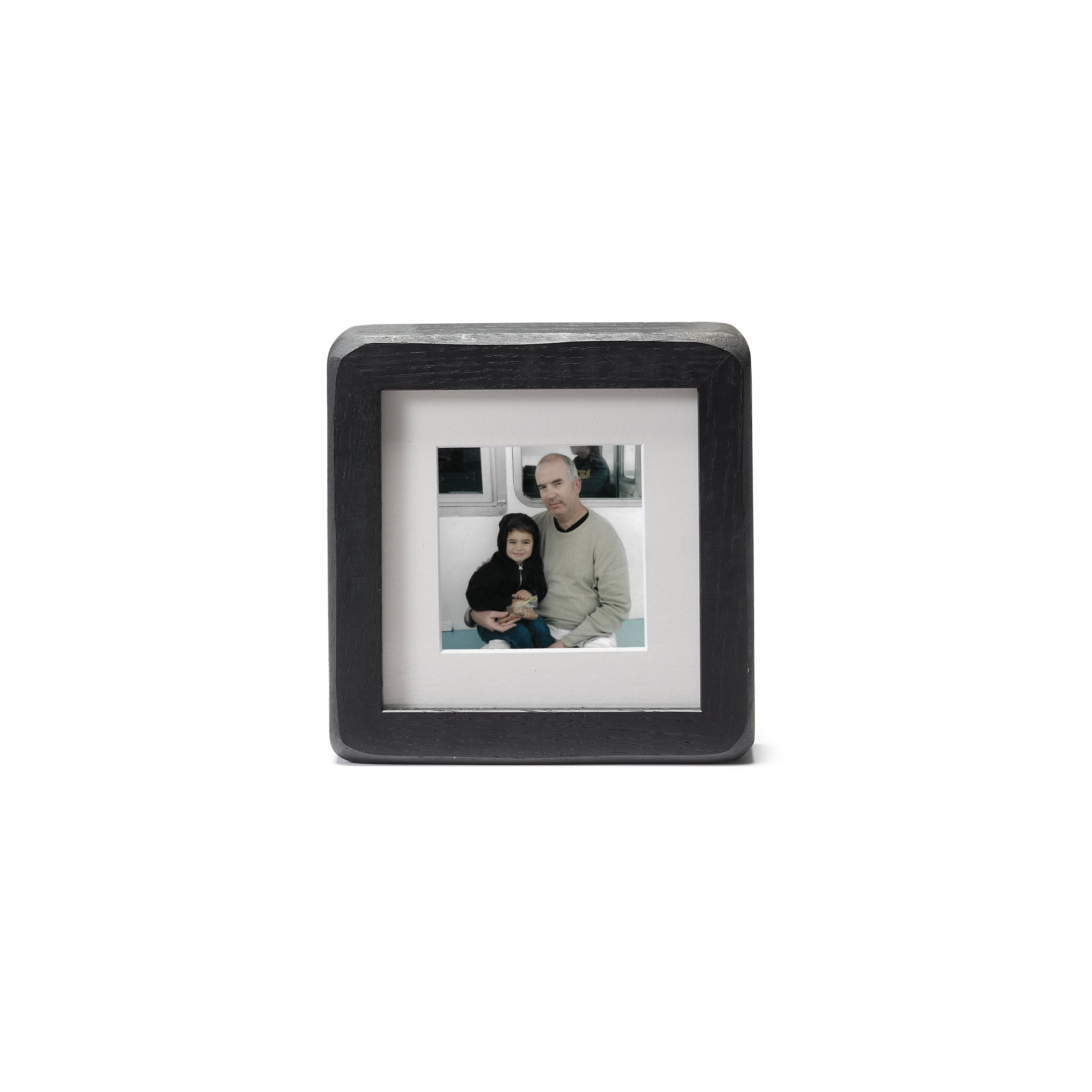 Solid Oak Square Tabletop Frame – Black – Framebridge