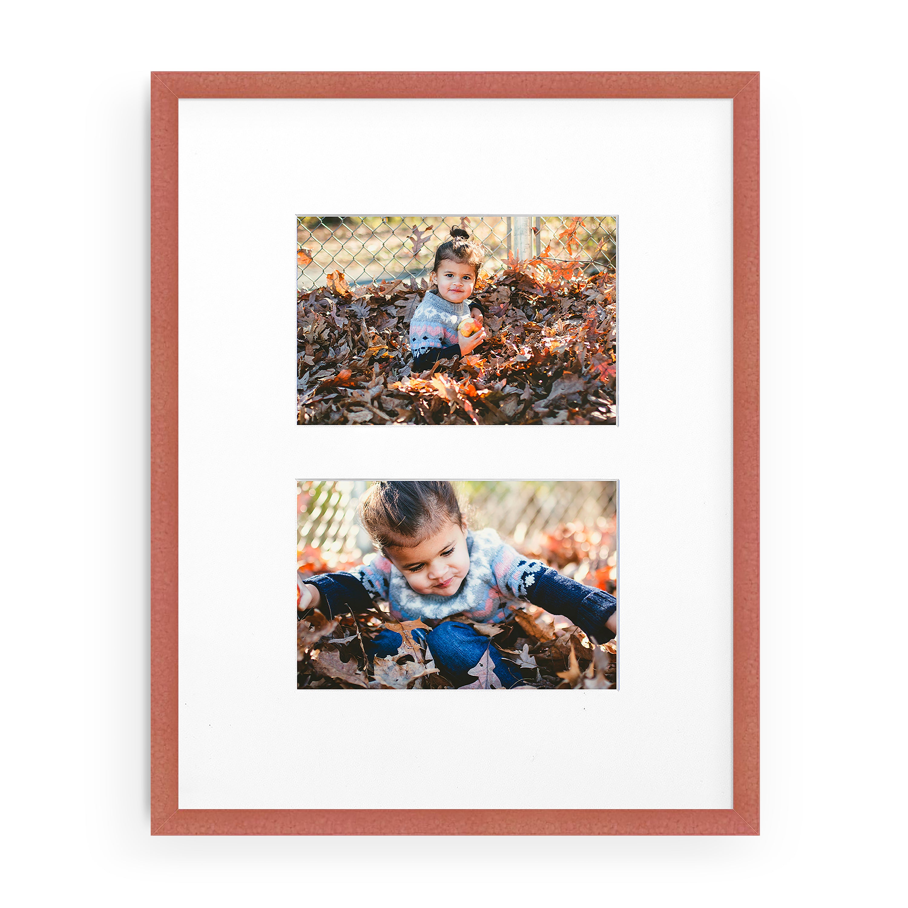 Two photos in one frame store