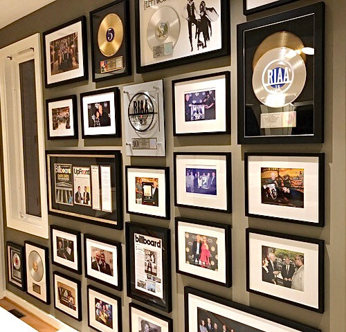 This Gallery Wall Deserves a Grammy | Framebridge Custom Framing
