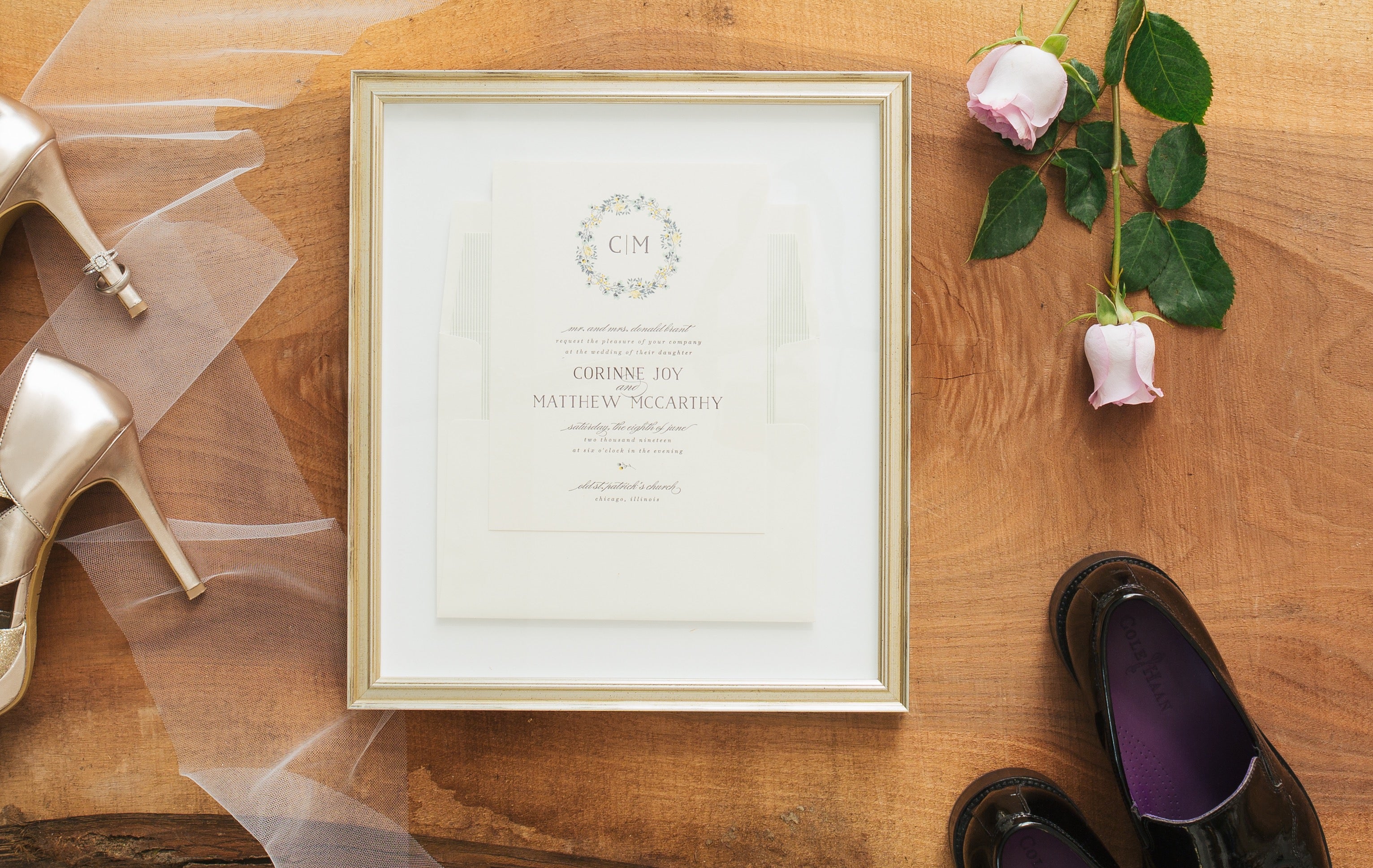 How to Frame a Wedding Invitation | Framebridge Custom Framing