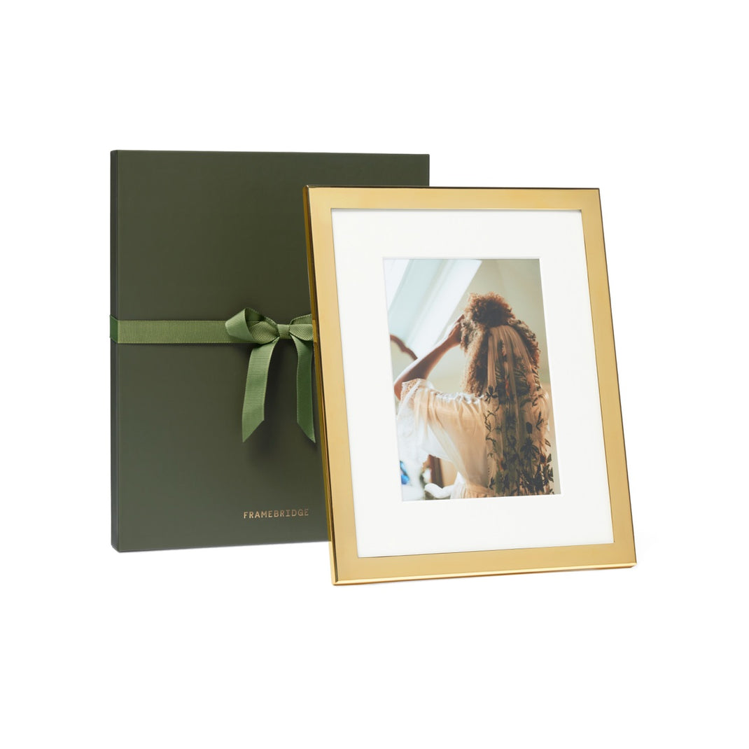 Fine Metal Frame Brass: 9x11 – Framebridge
