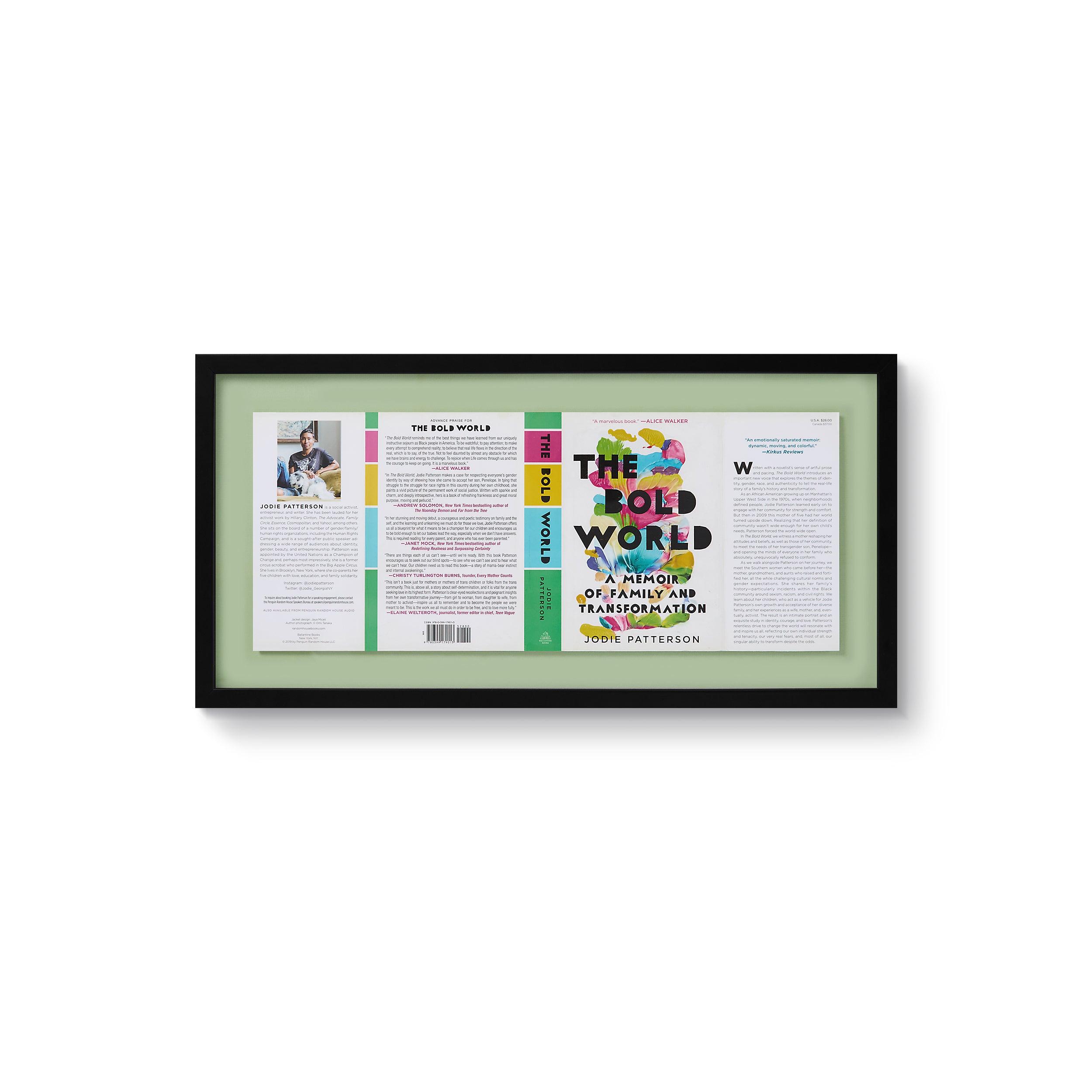 Mercer Slim with a Green Mat and Float Mount – Framebridge