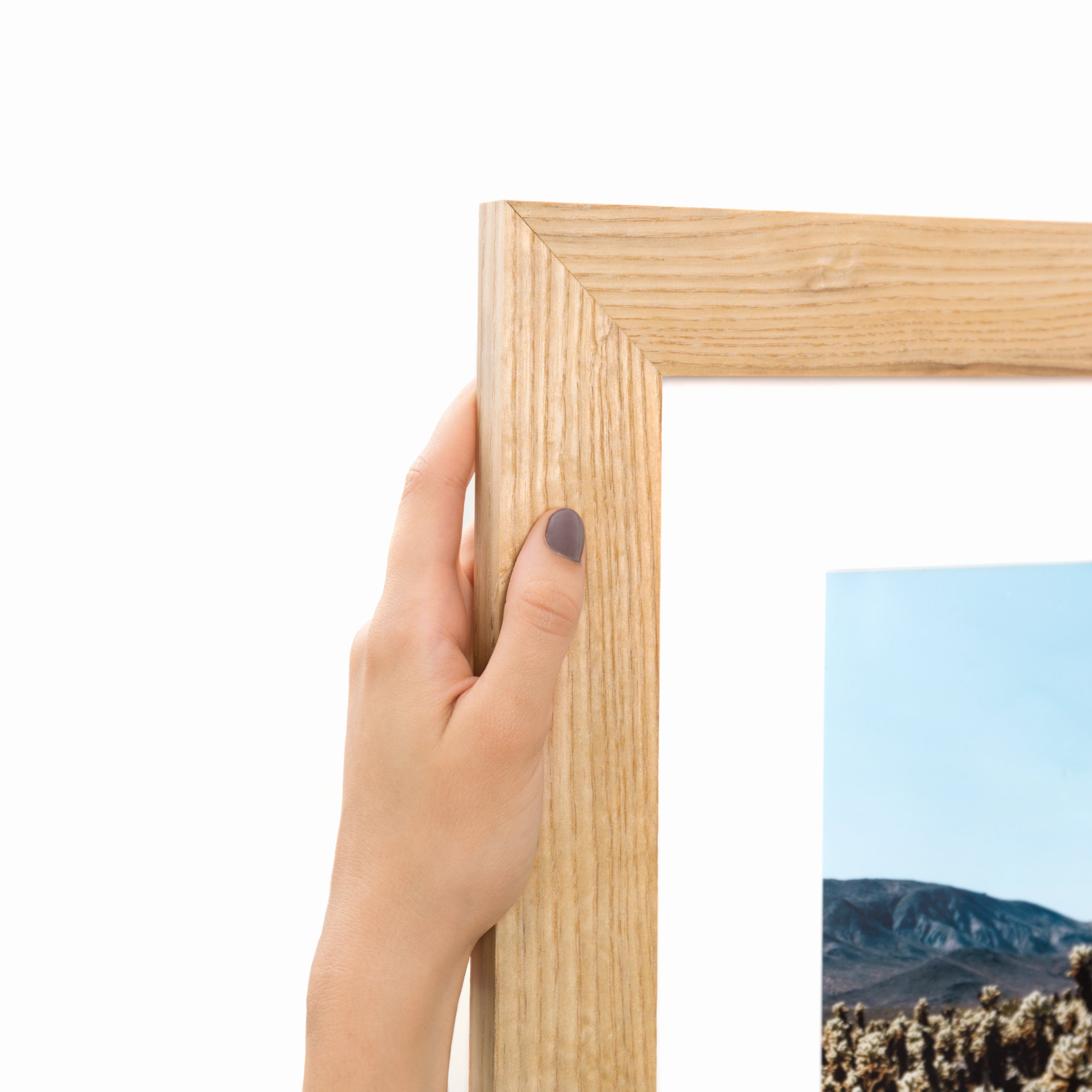 Ash Wide Wood Frame & Stunning Natural Moulding – Framebridge