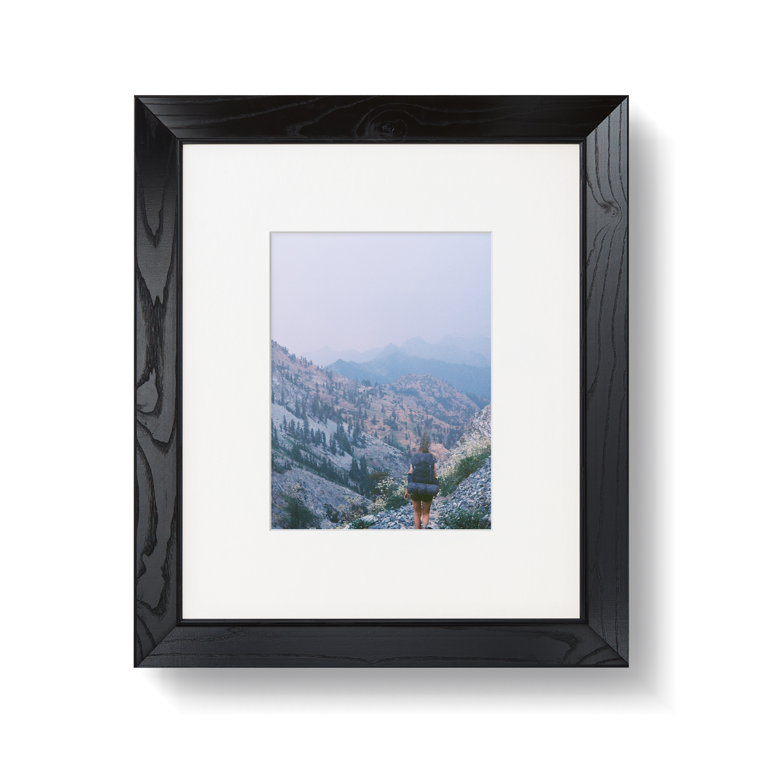 Black Ash Angled Frame & Sustainable Hardwood – Framebridge