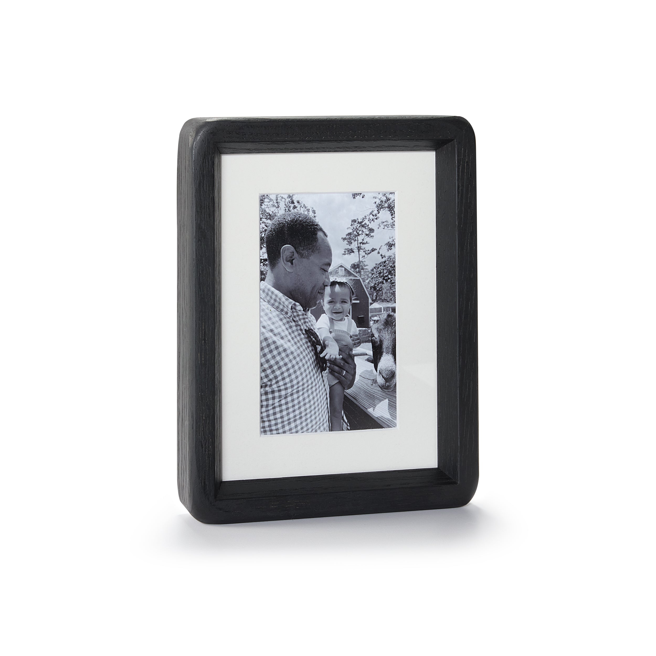 Solid Oak Medium Tabletop Frame – Black – Framebridge