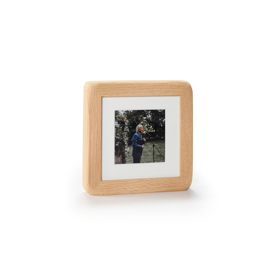 Solid Oak Square Tabletop Frame – Natural – Framebridge
