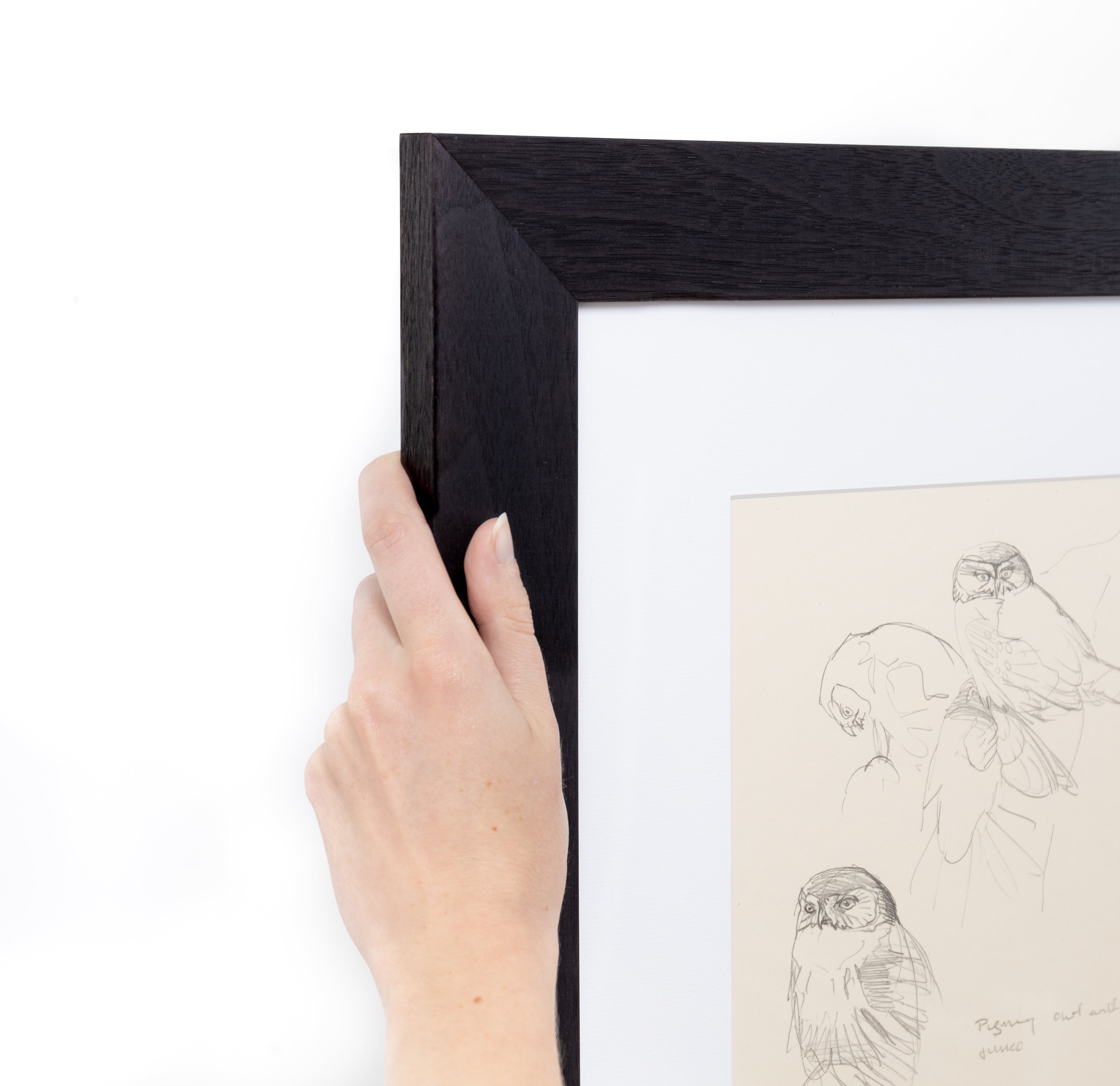 Black Walnut Wide Wood Frame & Rich Dimensional Picture Frame – Framebridge